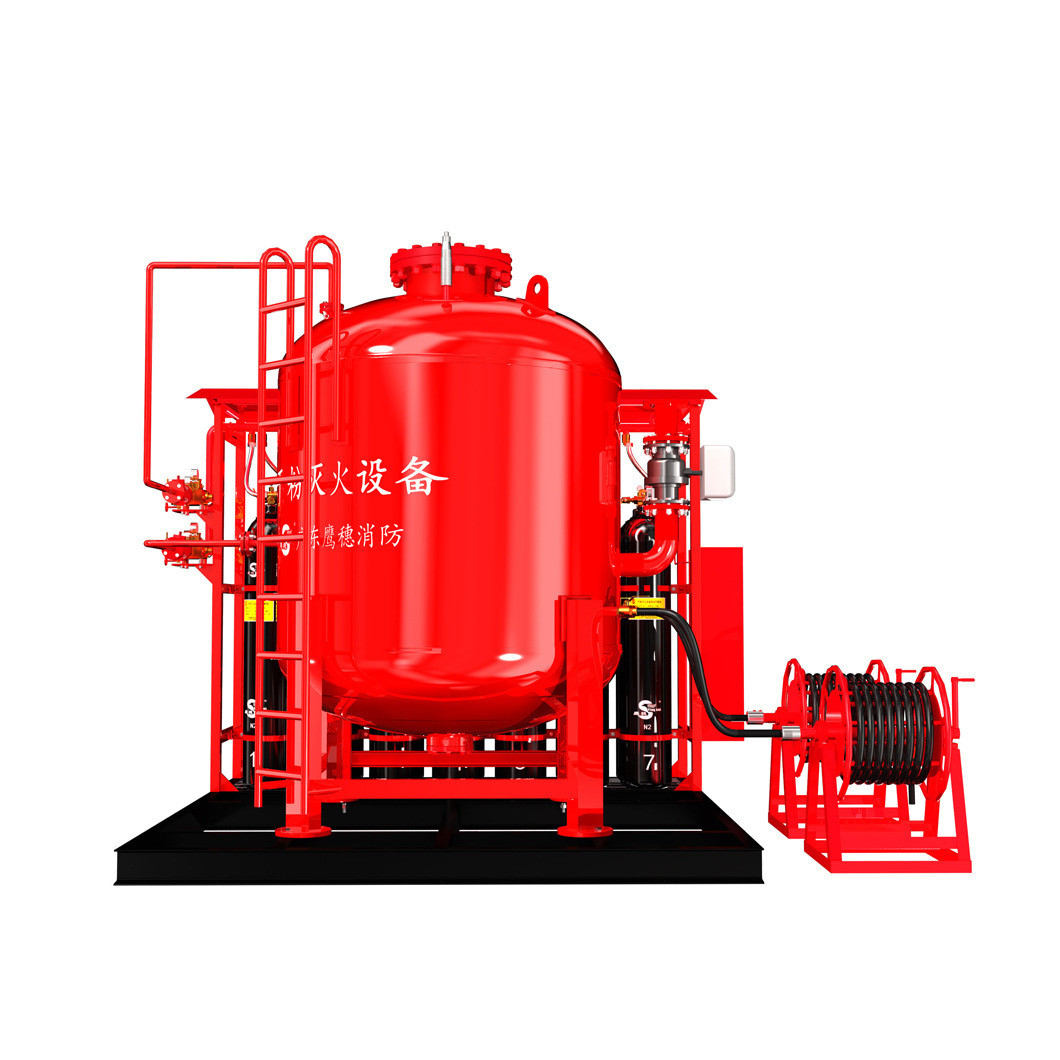 Marine & Land 500kg-3000kg Dry Powder Extinguish System Movable or ...